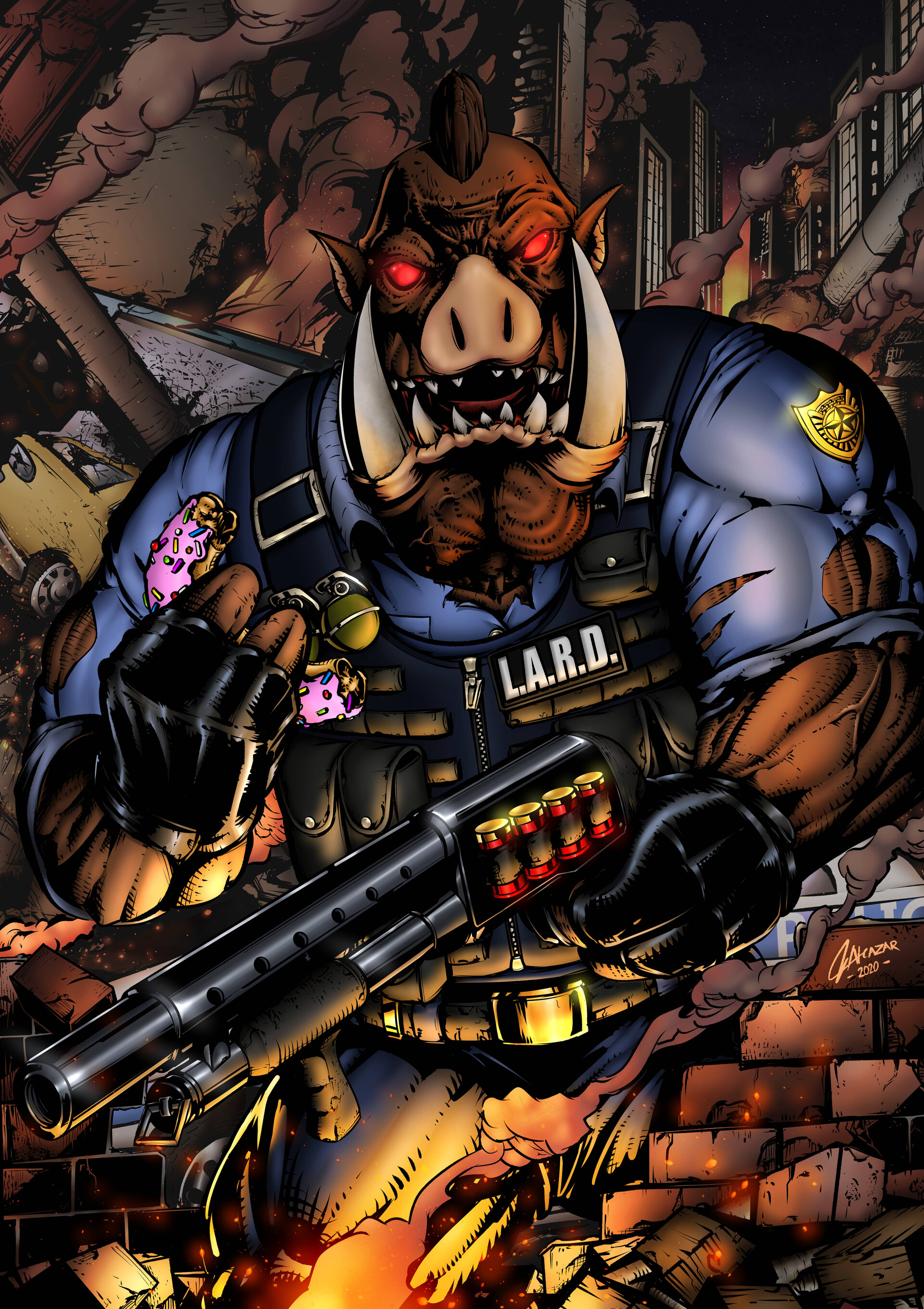 ArtStation - Duke Nukem 3D Shrapnel City: L.A. Rumble