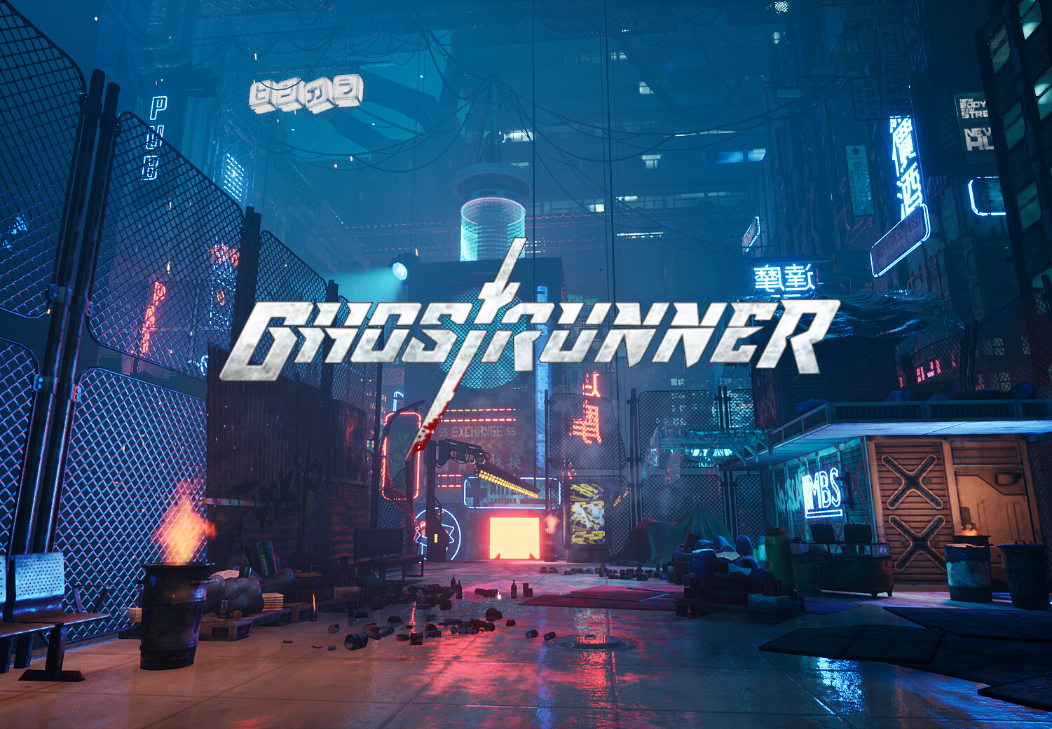 ArtStation - Ghostrunner Level Art