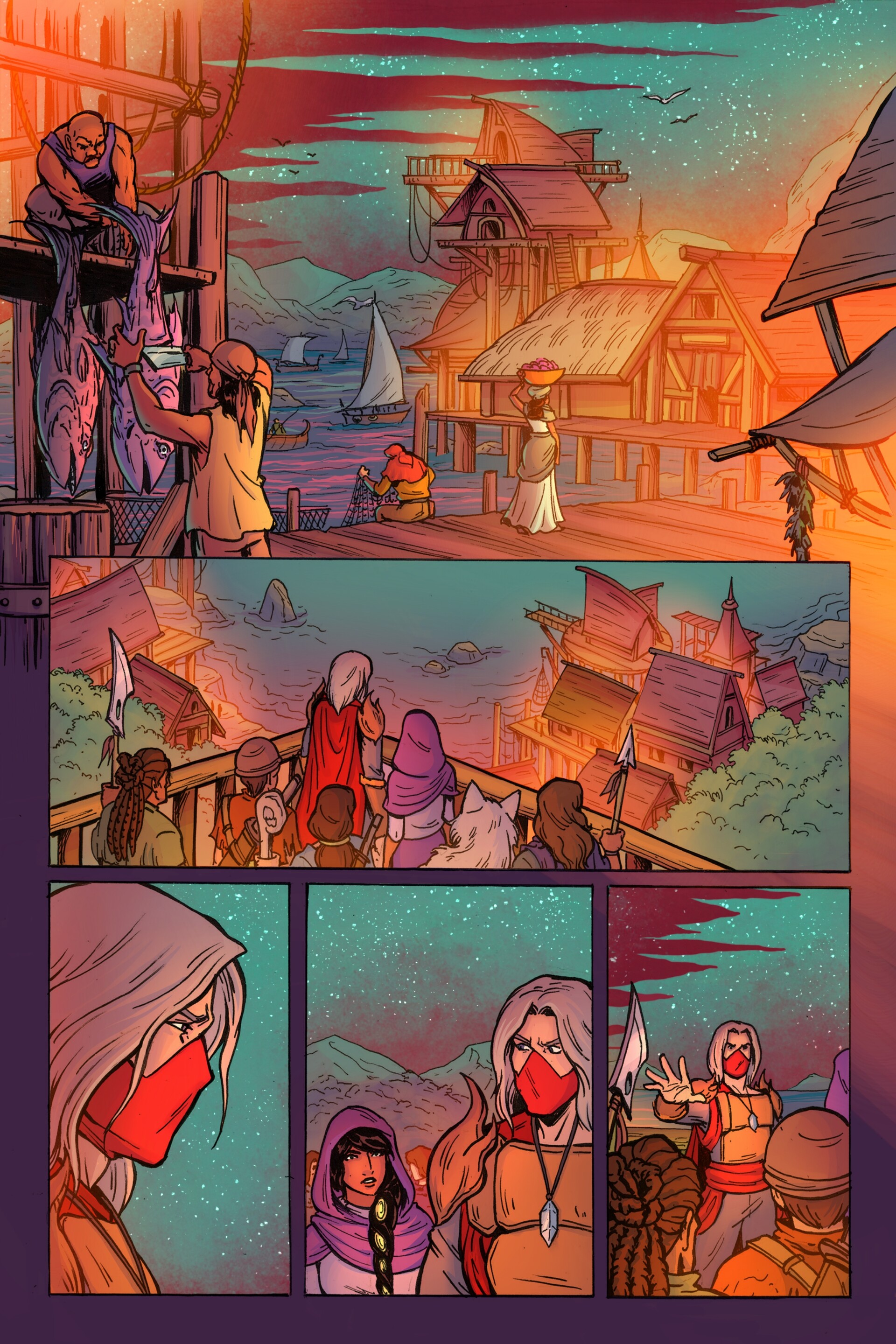 ArtStation - RUINATION #1 OPENING SCENE - project by Ryan Bis/ Colors ...