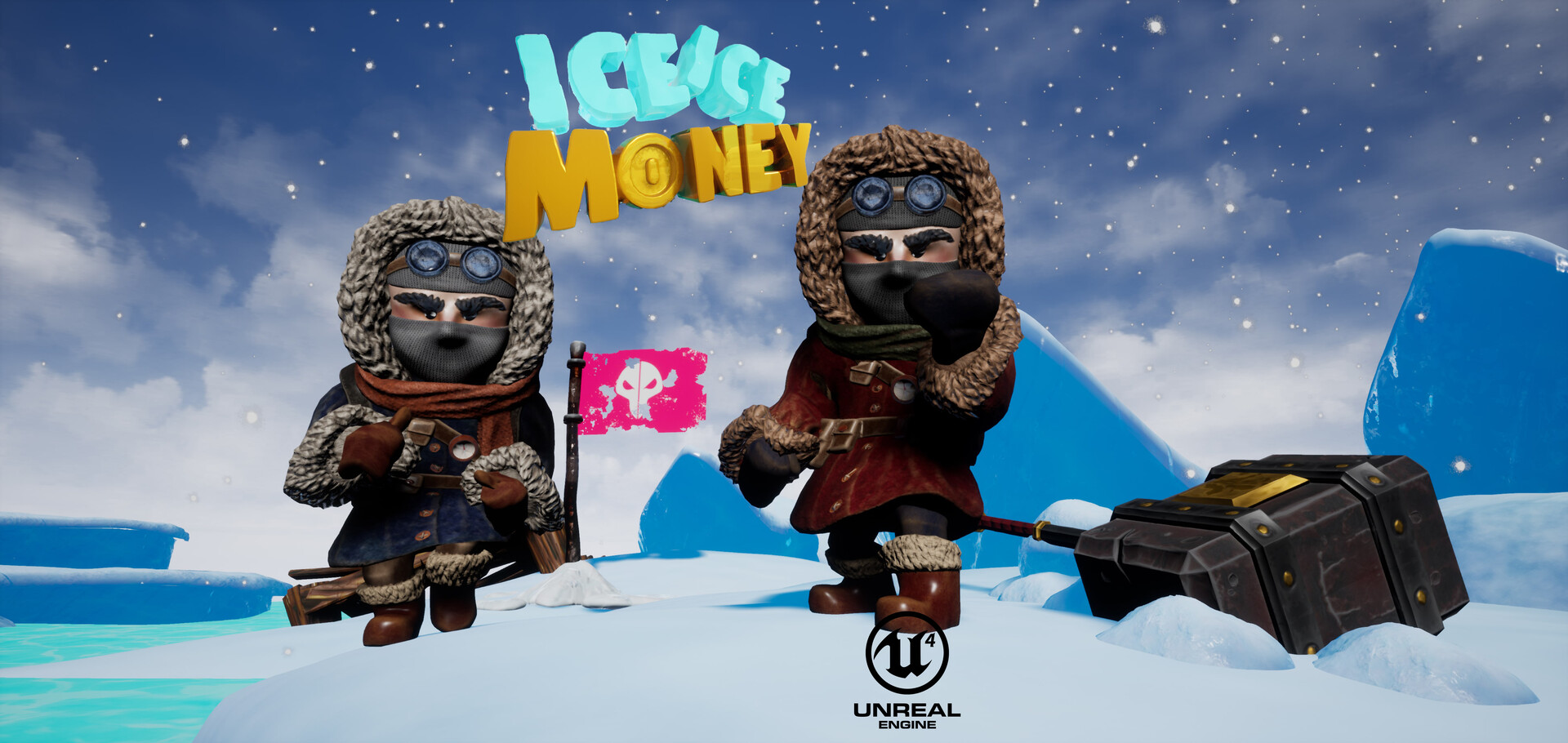 ArtStation - Ice Ice Money - GameJam 2020 ( Artistic Prize Winner)