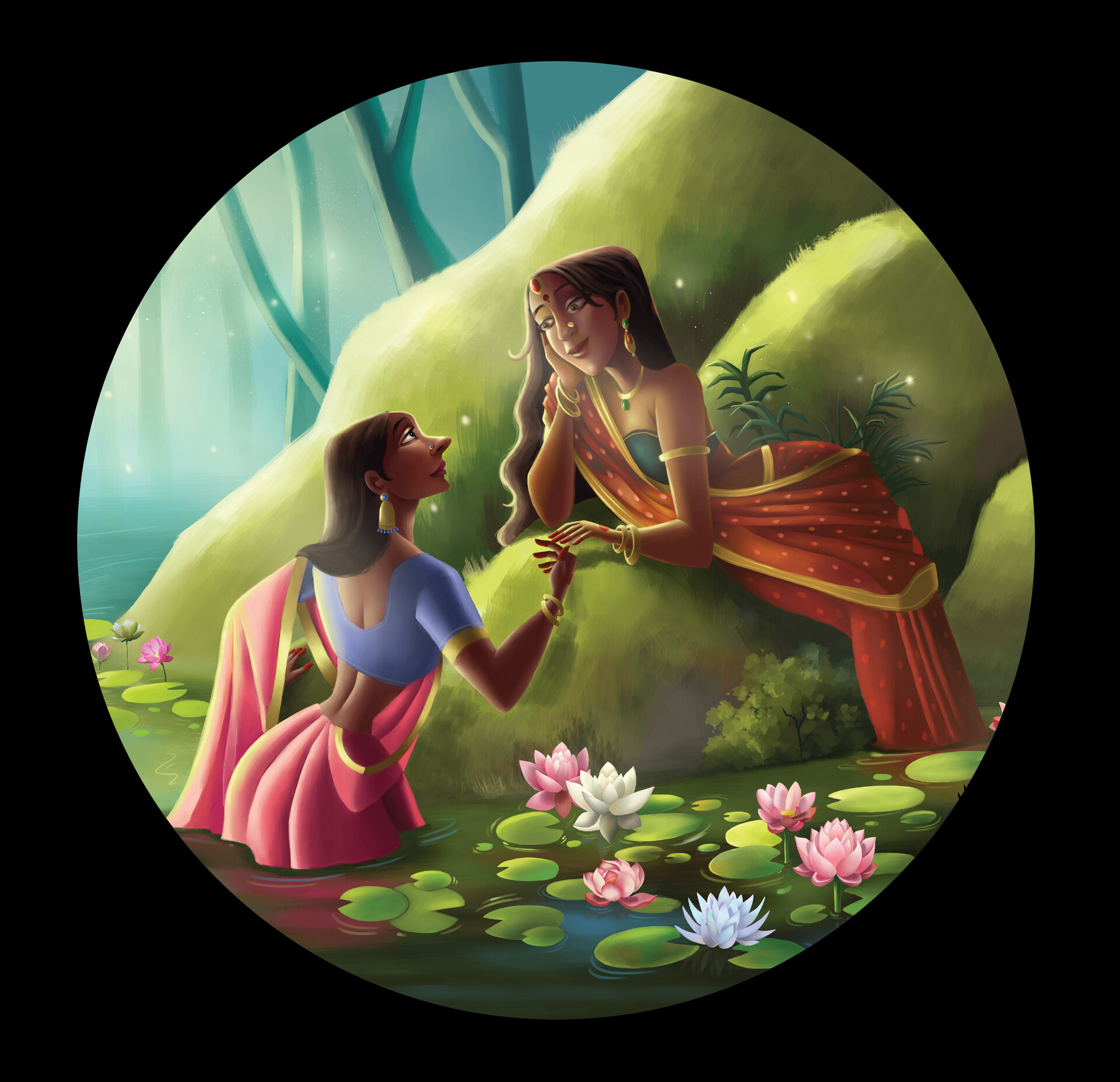 ArtStation - Of lingering gazes and stolen moments