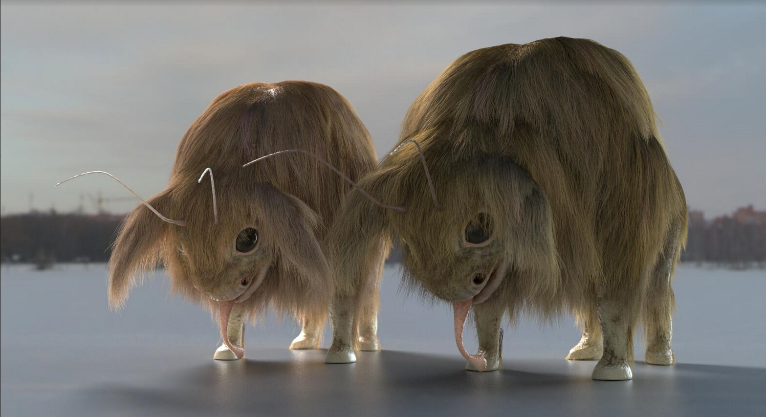 ArtStation - Space Cow Rig For Sci-Fi Short