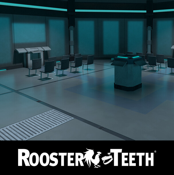 ArtStation - Mission Board Room, RWBY Lighting