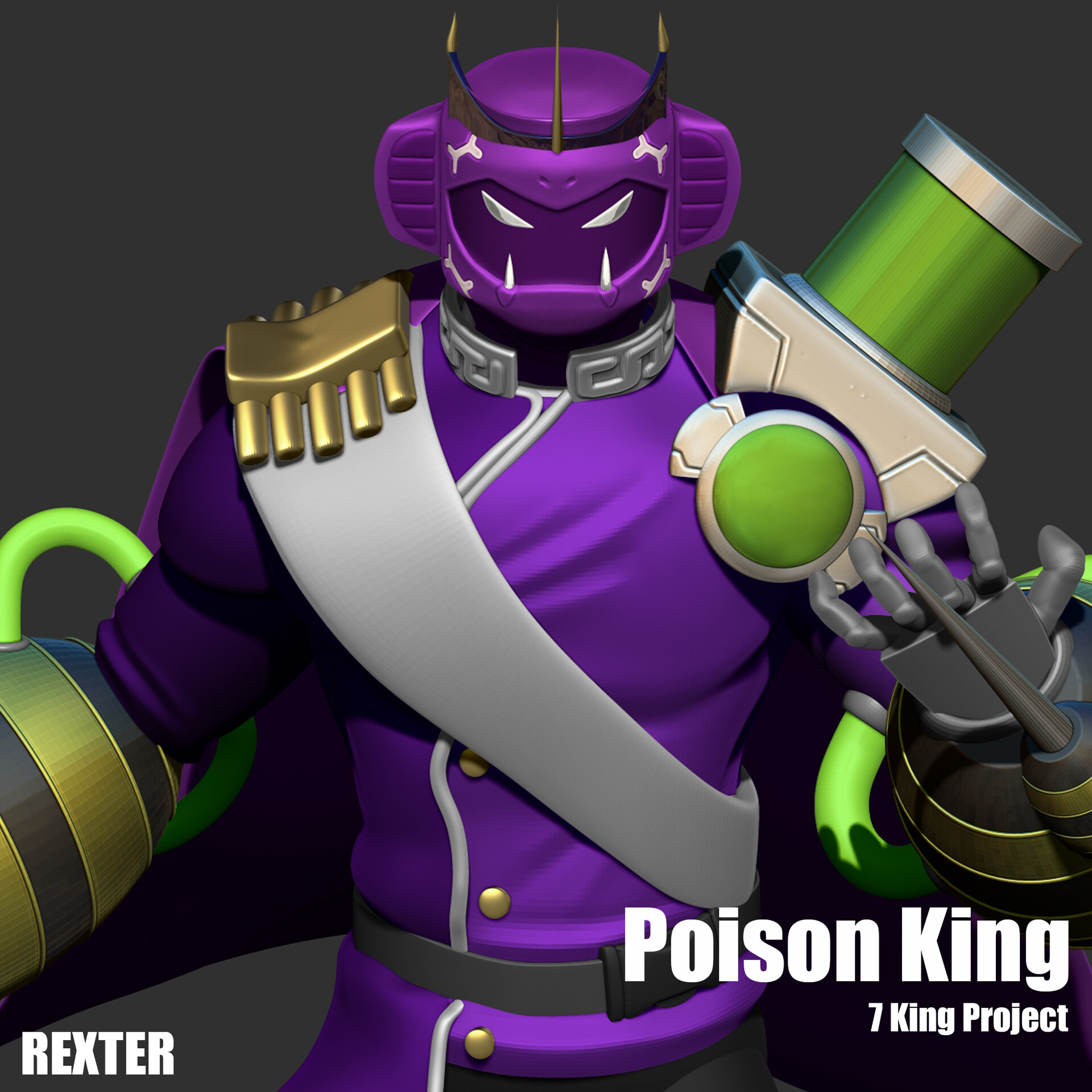 ArtStation - 7 King Project // Poison King