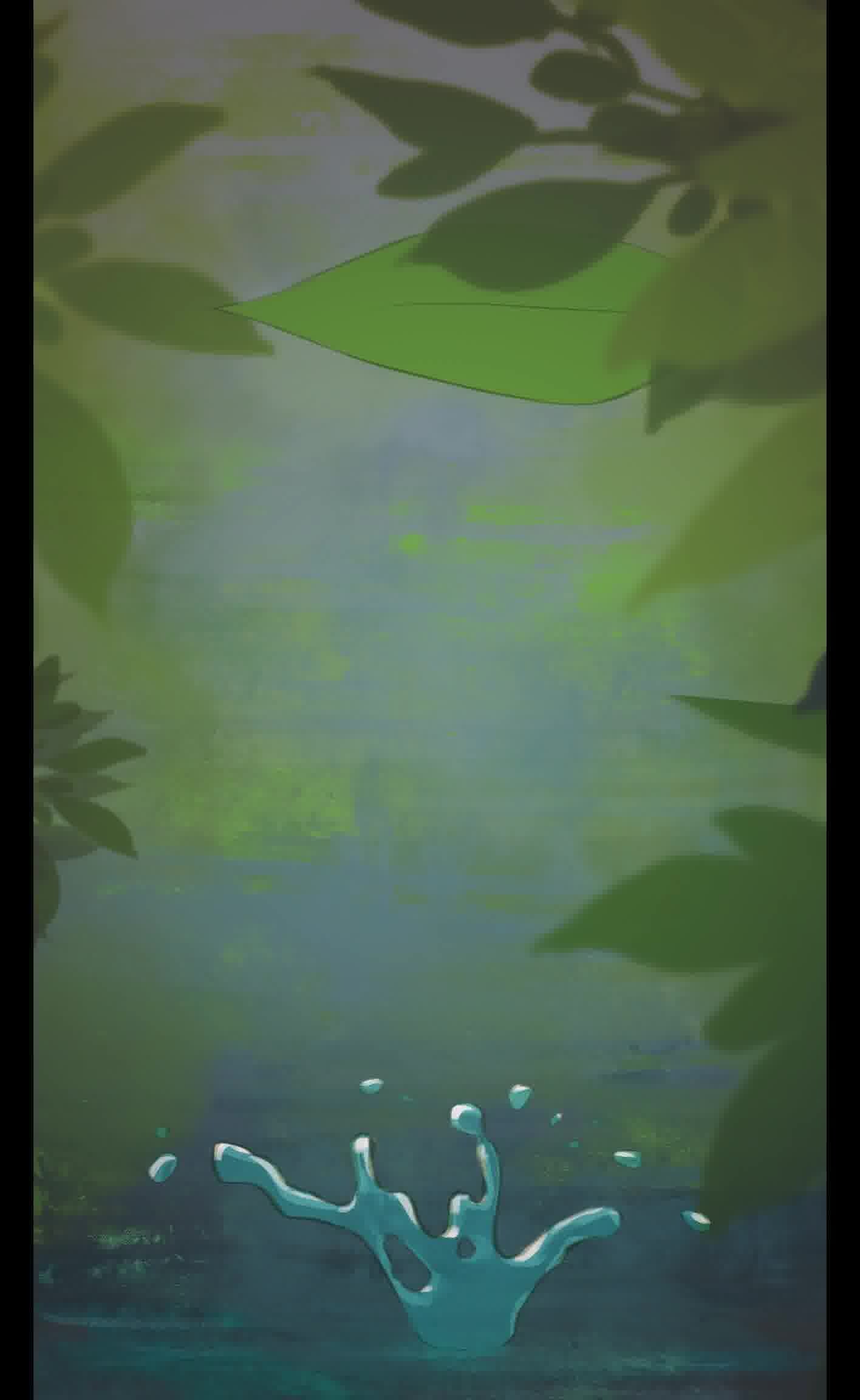 ArtStation - Water drop animation