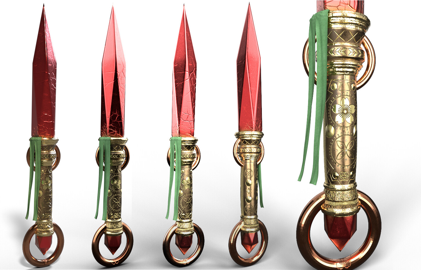 ArtStation - Ruby dagger concept !, Jérémy Fantou