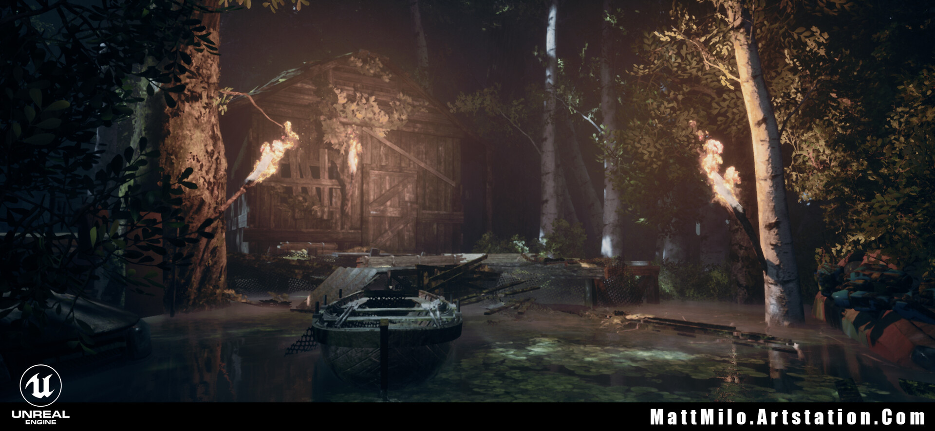 ArtStation - Apocalyptic Swamp