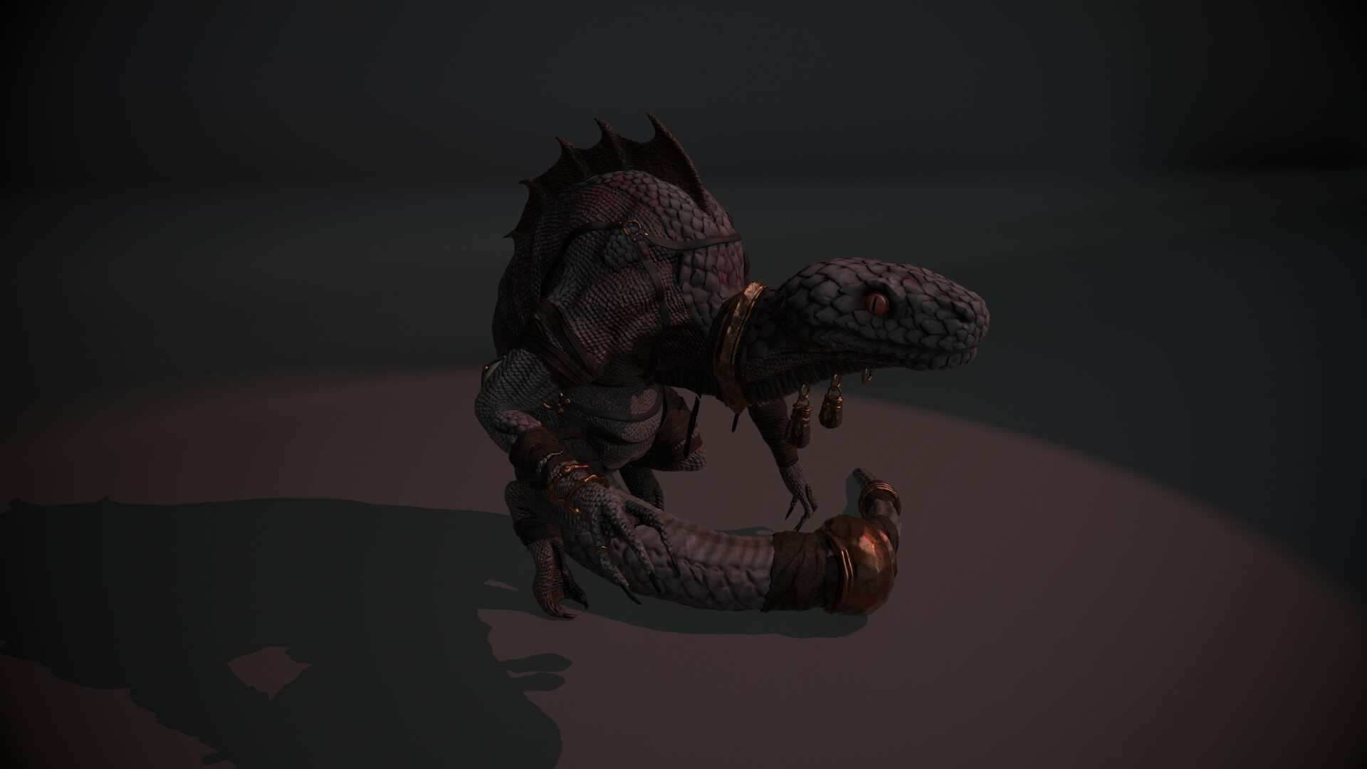 ArtStation - Bloodborne Style Serpent Person