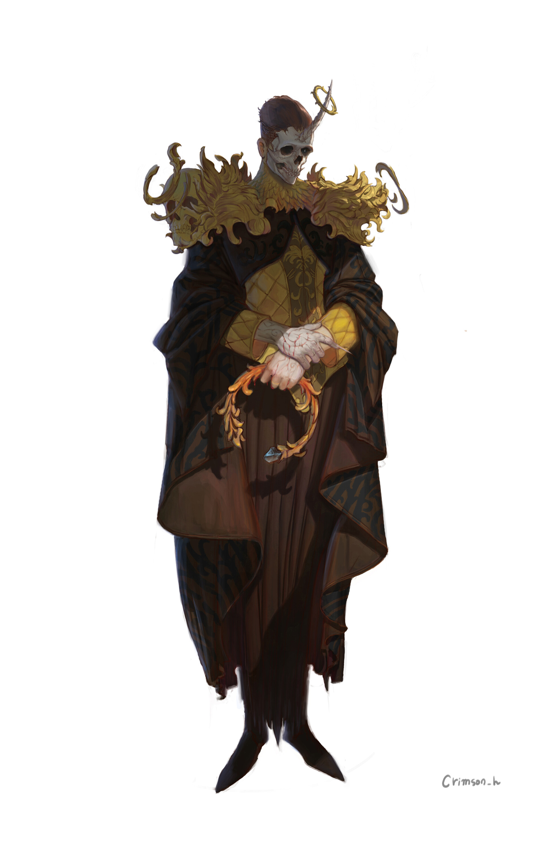 ArtStation - Skull mage