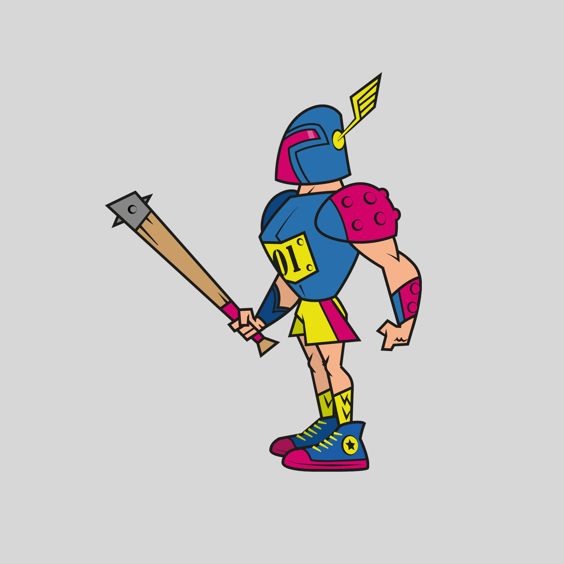 ArtStation - Runner Warrior_Run_Animation test 01