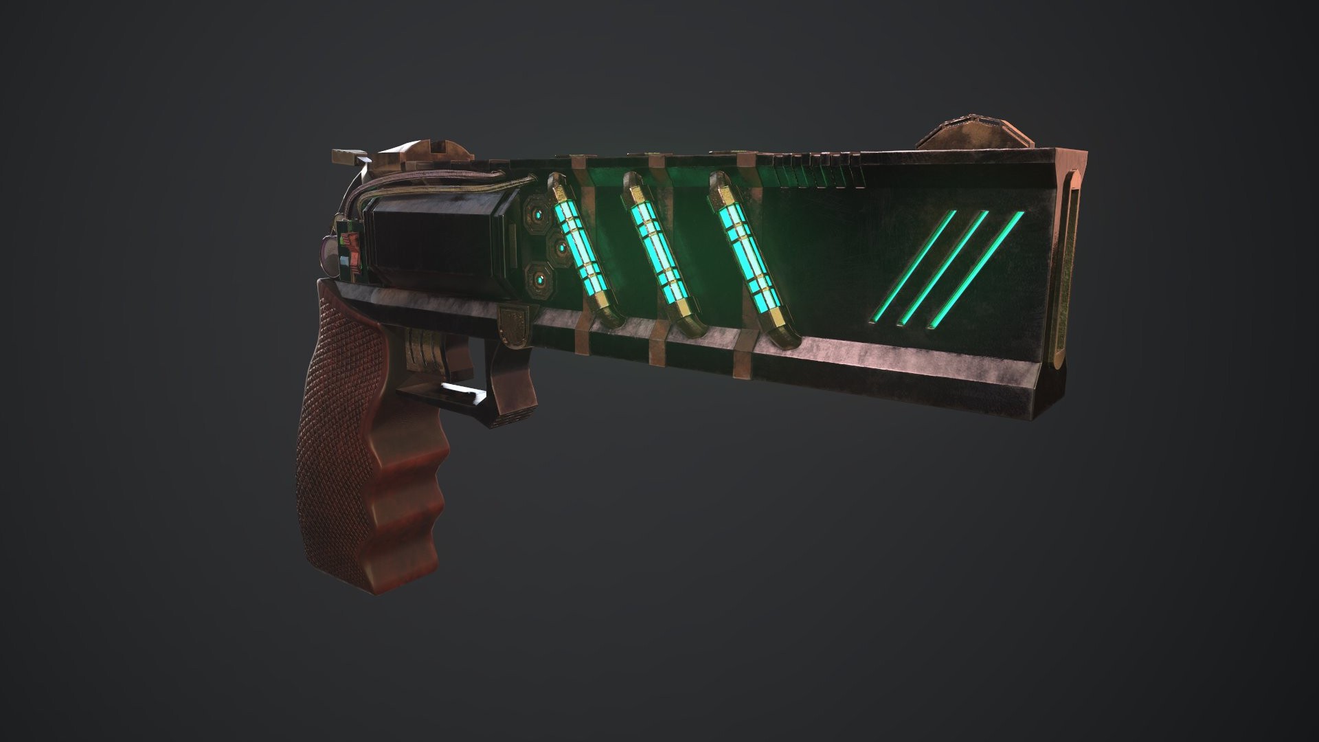 ArtStation - Sci-fi Hand Cannon