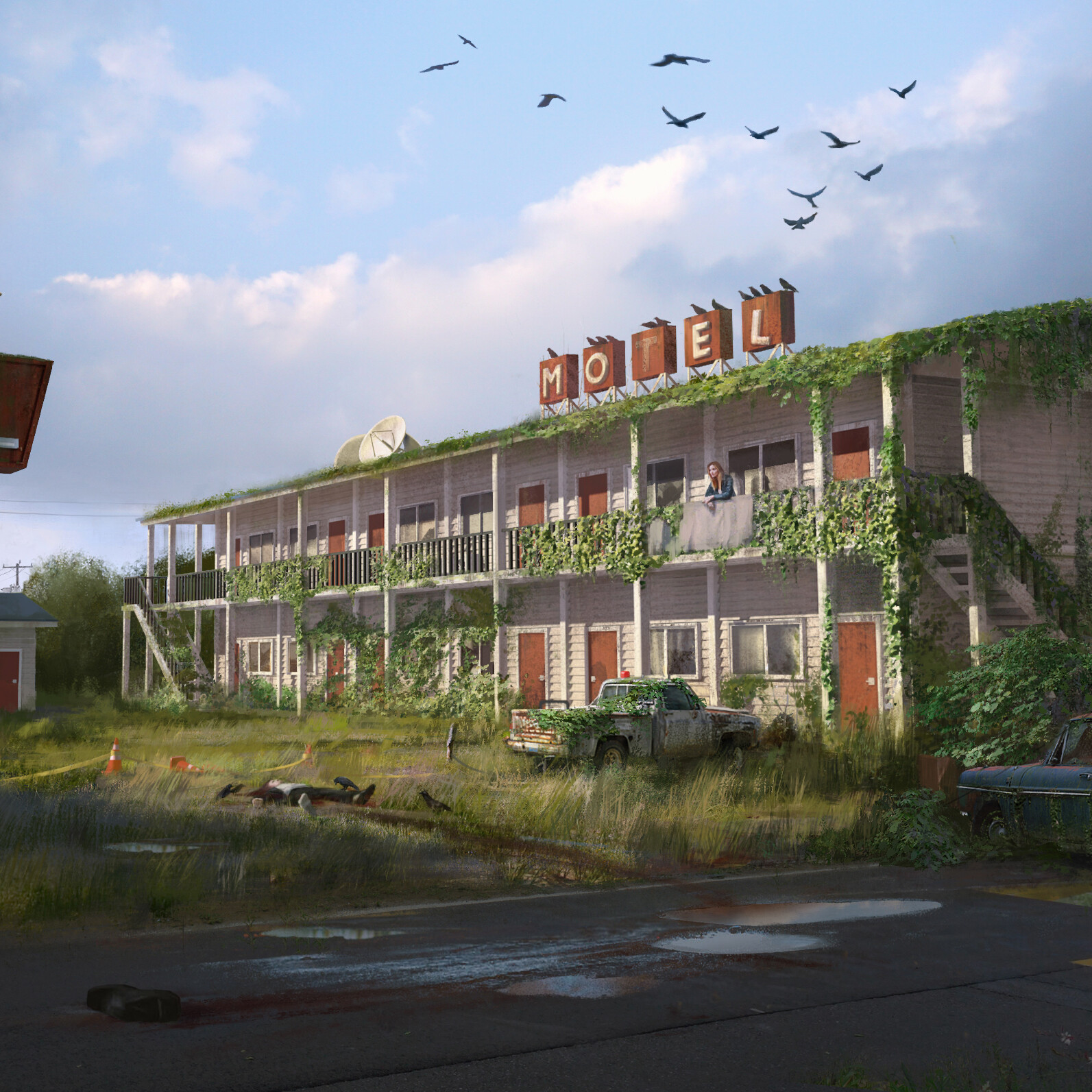 ArtStation - abandoned environment study