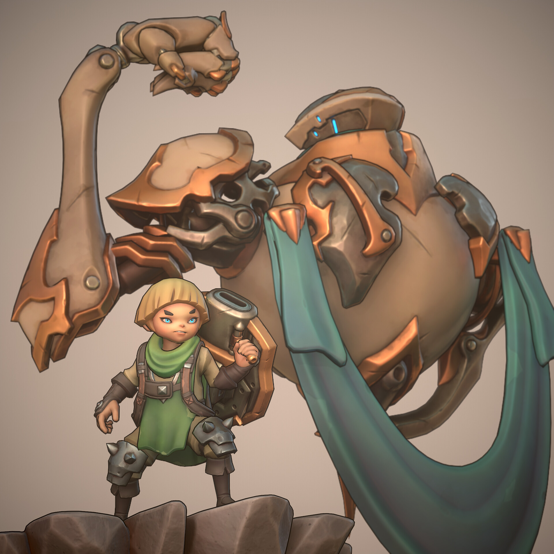 ArtStation - The Gilded Knight