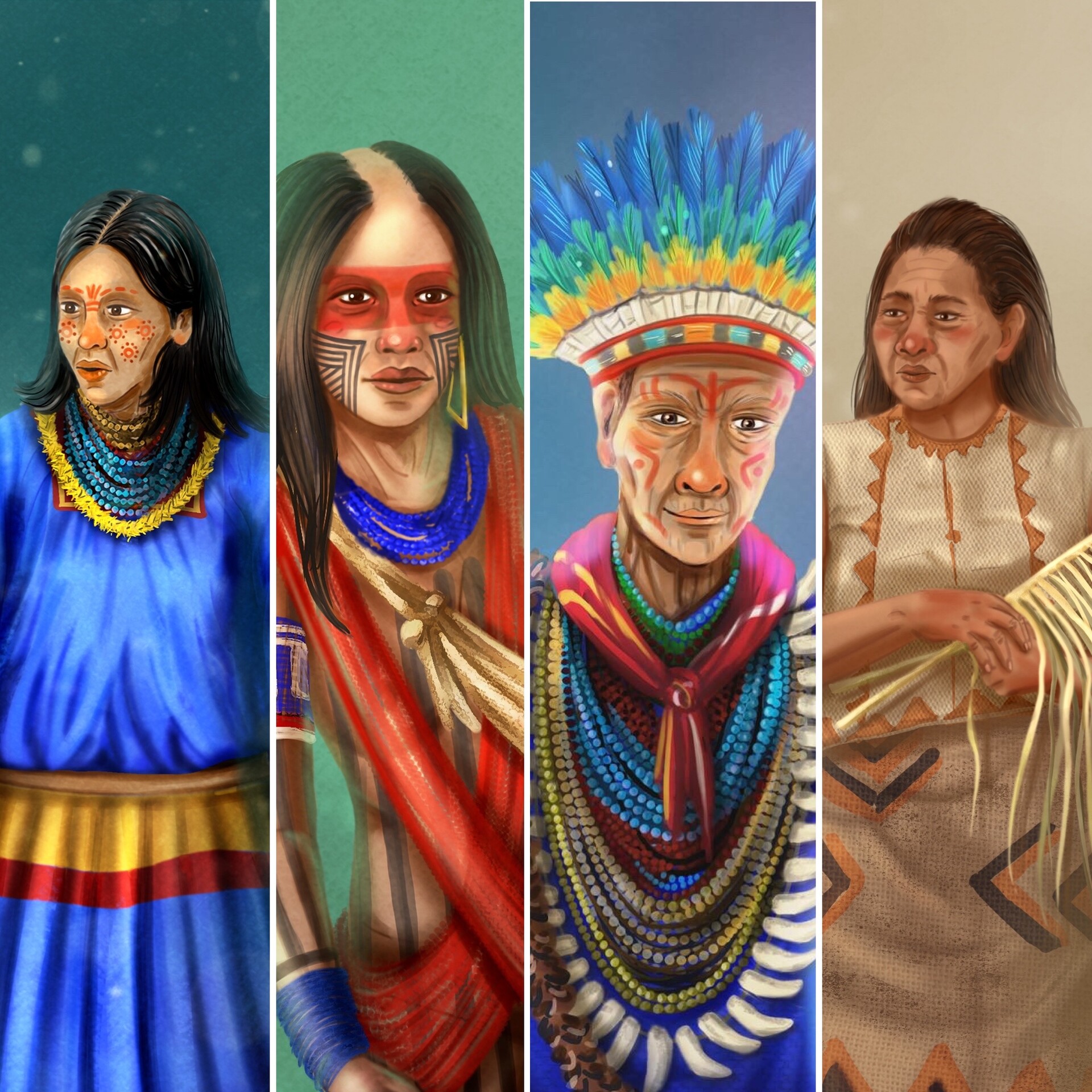 ArtStation - Roots- The Amazon Rainforest - Character Design