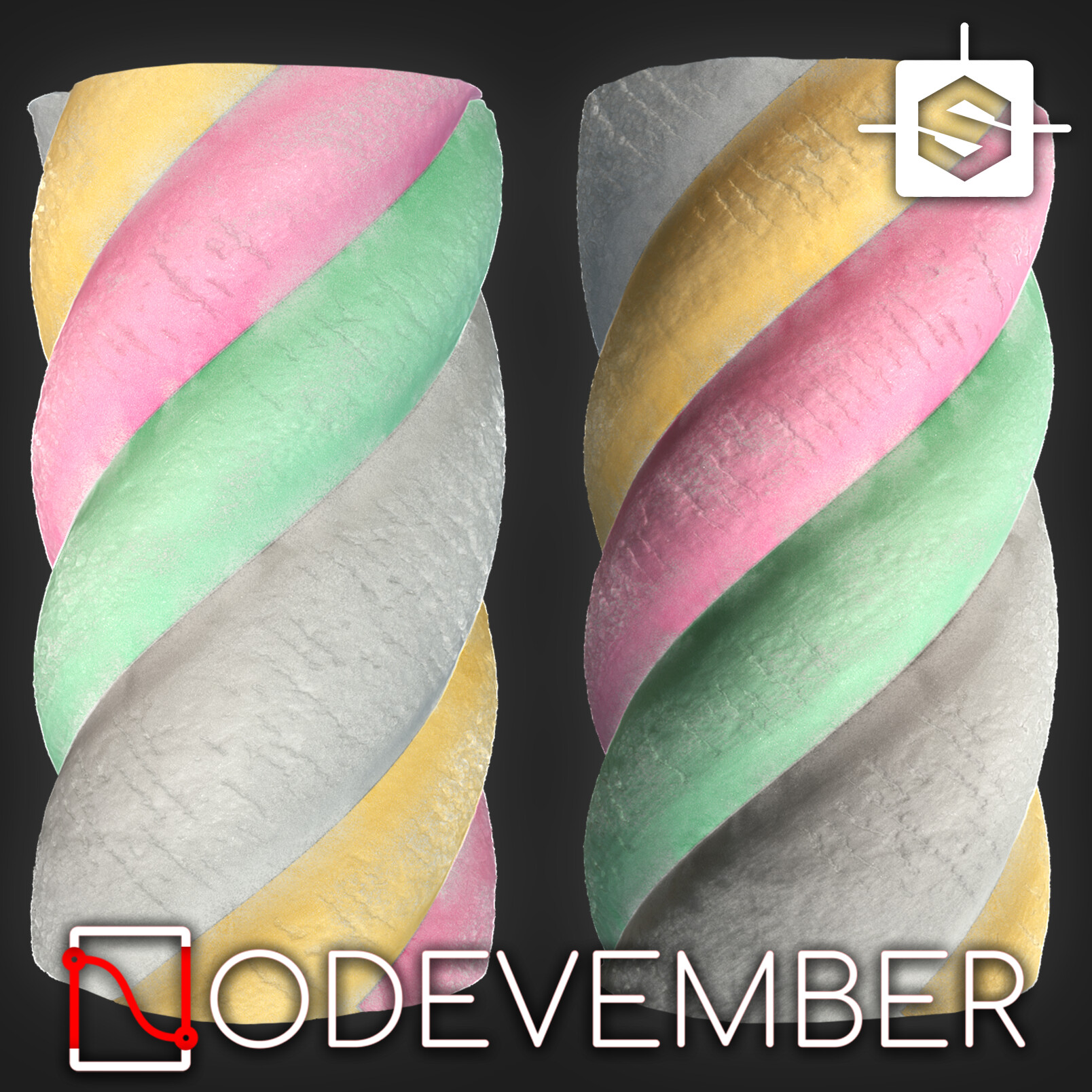 ArtStation - Nodevember - Day 2 | Candy