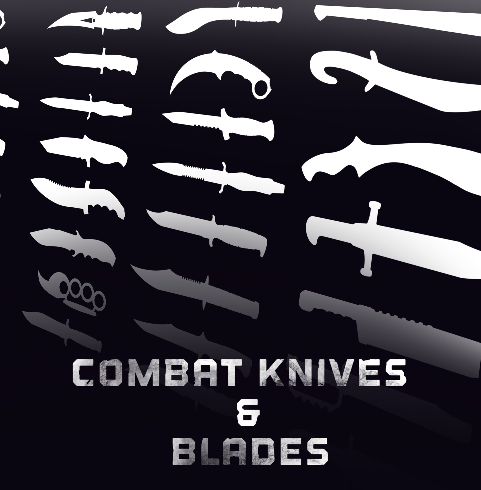 ArtStation - Knives & Blades Icons UI