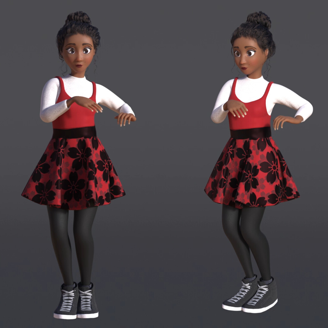 ArtStation - Elena Dance - Cloth Simulation