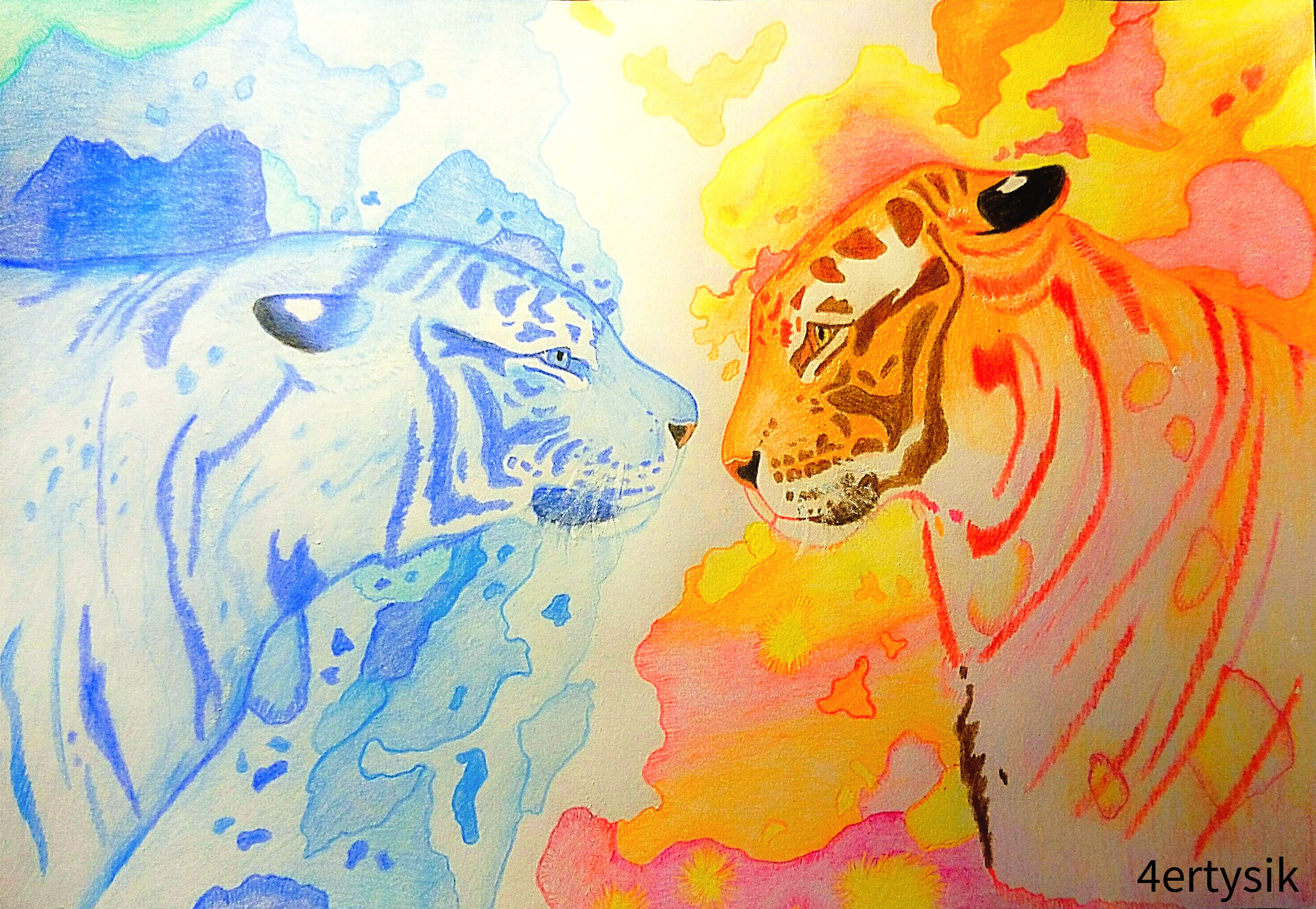 ArtStation - Fire and Ice