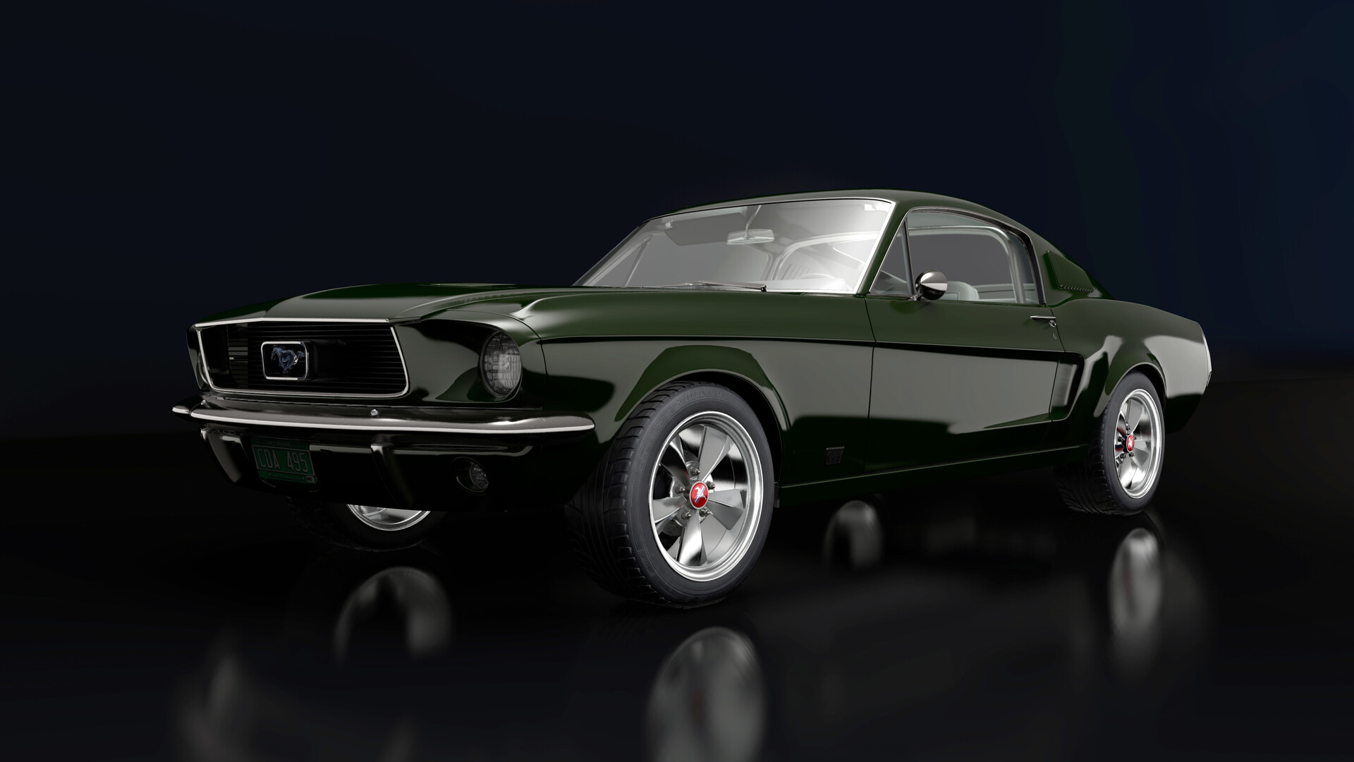 ArtStation - FORD MUSTANG 1967
