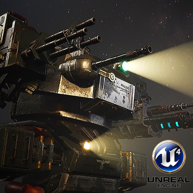 ArtStation - Panzer Mech Klasse B - 3D Model