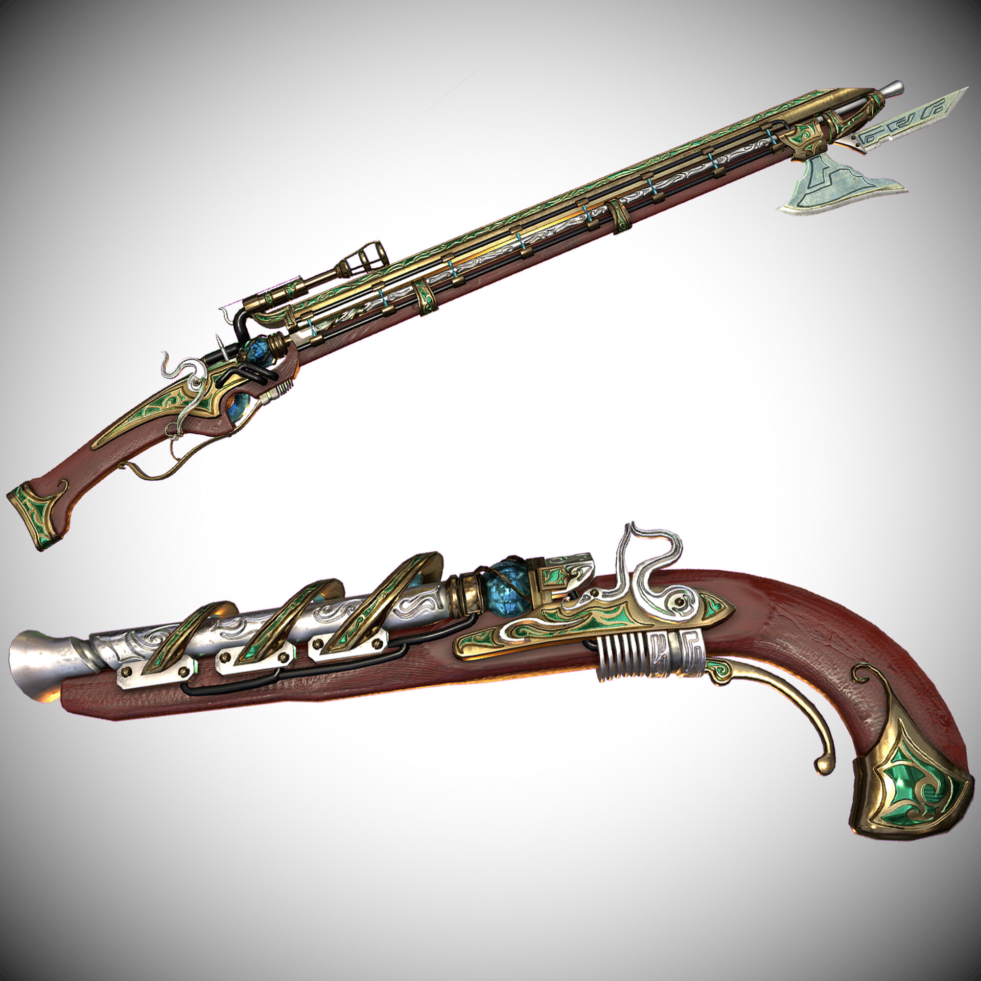 Steampunk Guns Firearms
