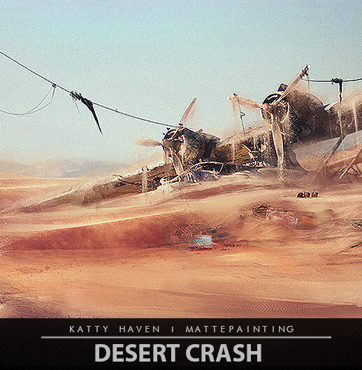ArtStation - Desert crash