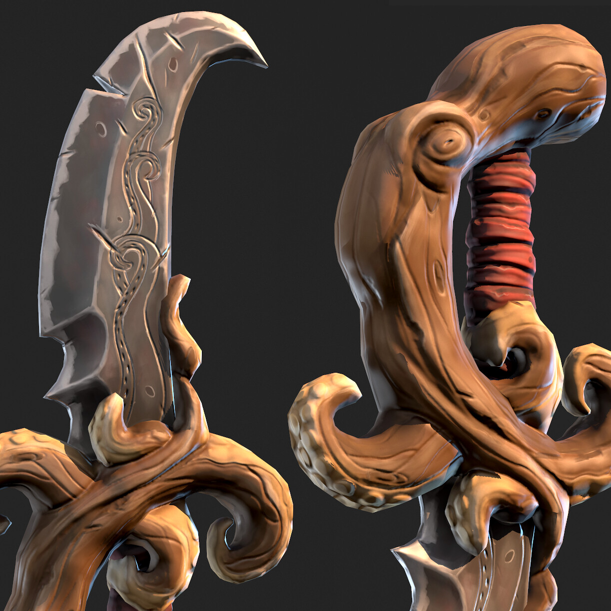 ArtStation - Octopus Dagger