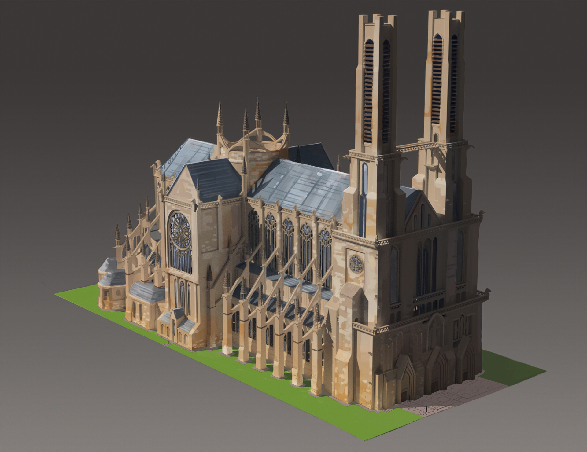 ArtStation - [WIP] Kingsbridge cathedral fan concepts (The Pillars of ...