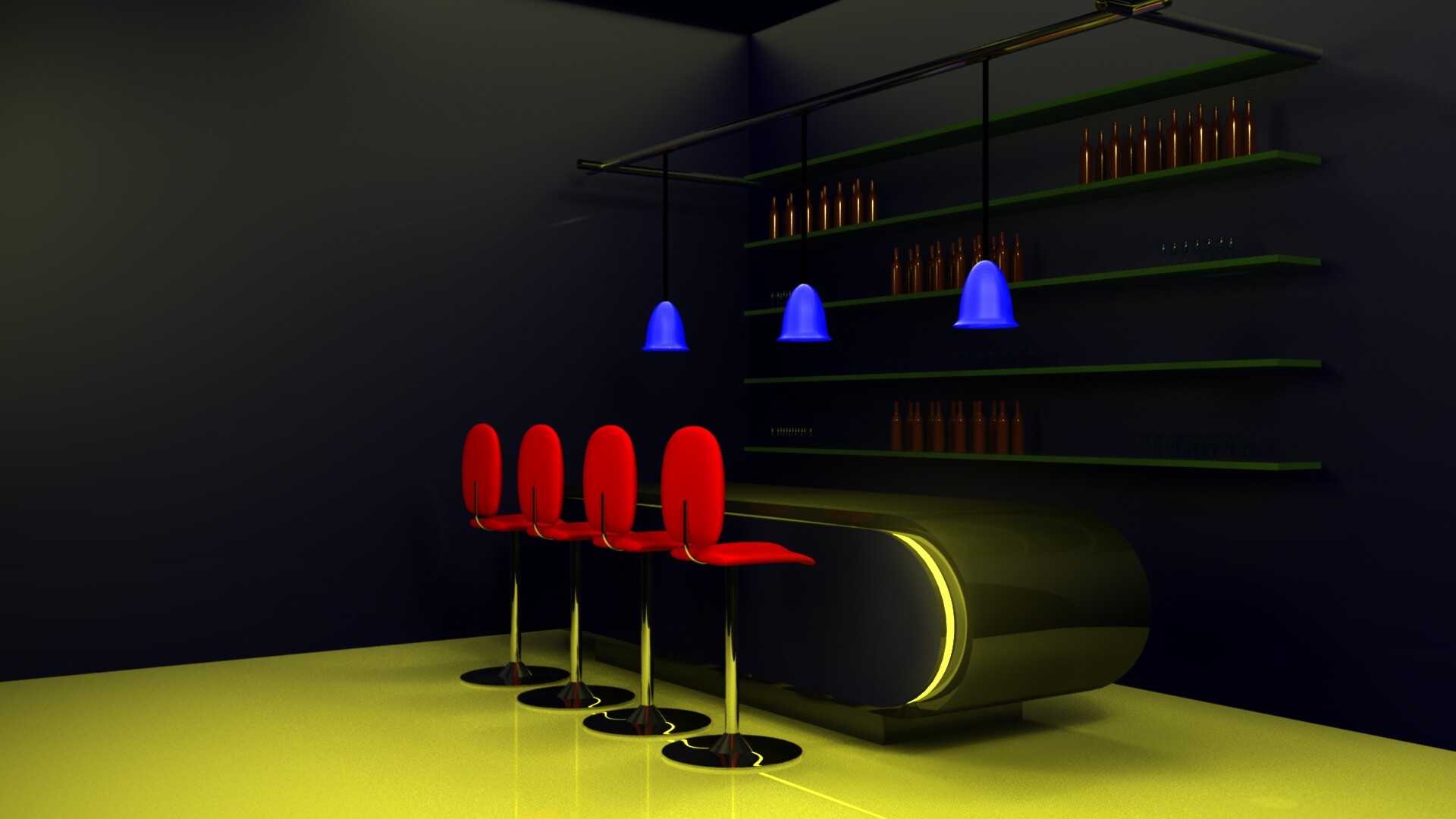 ArtStation - Bar interior