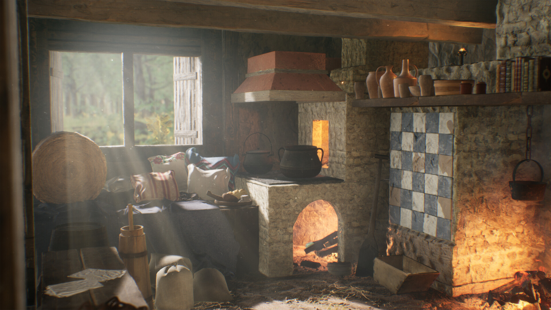 ArtStation - Rustic Room