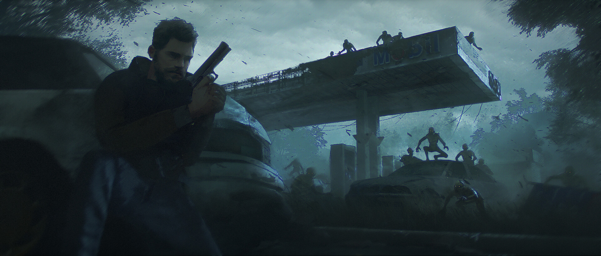 ArtStation - Zombie Gas Station