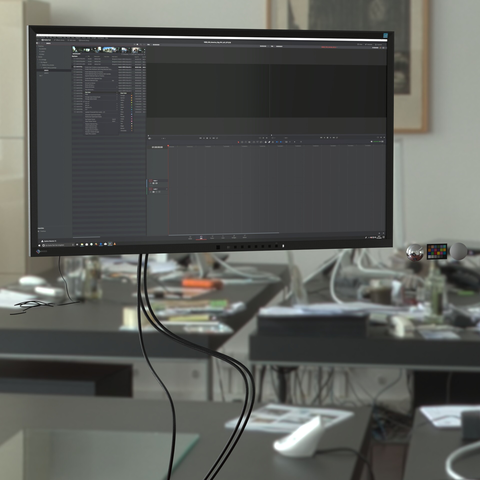 ArtStation - Photorealistic EIZO Monitor modelling and shading on a weekend