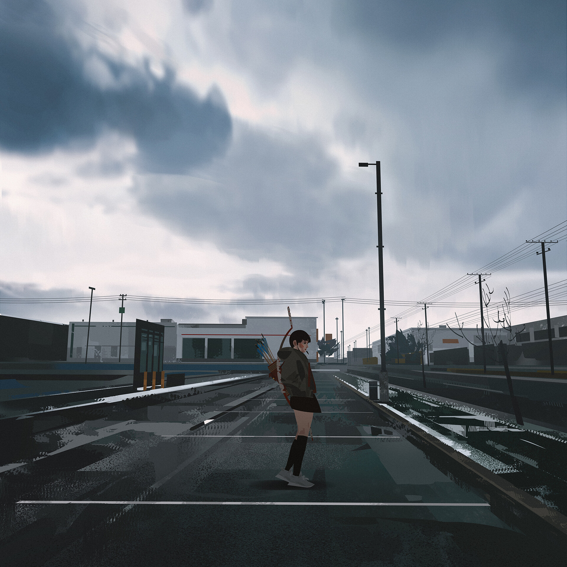 ArtStation - empty town