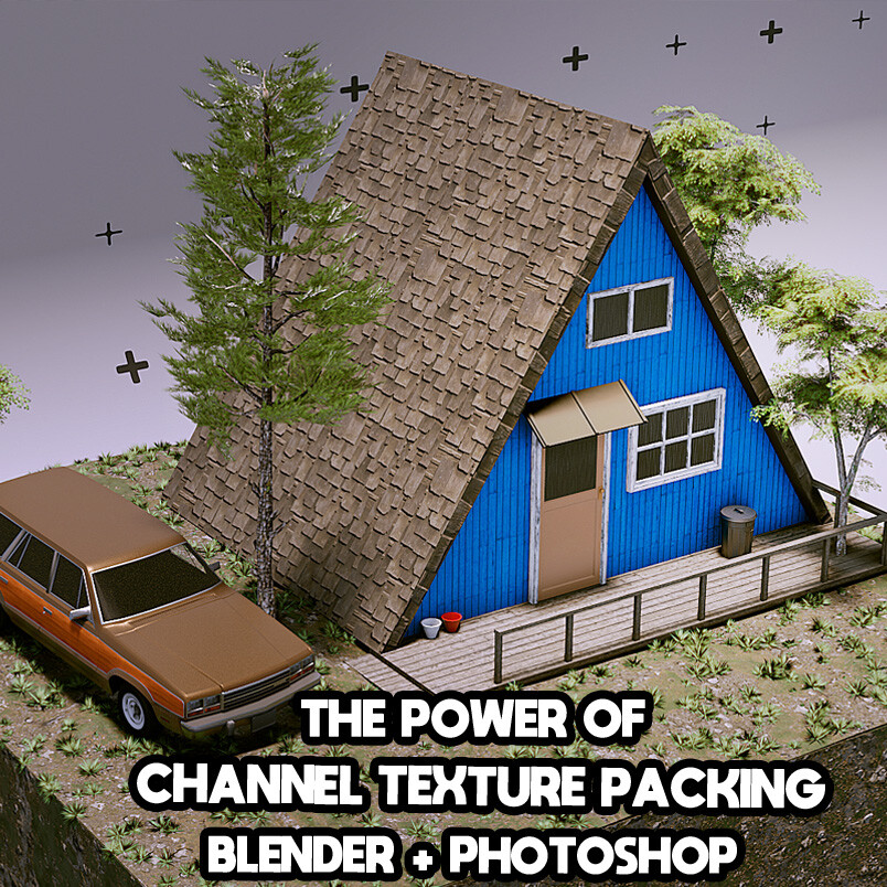 ArtStation - The Power Of Texture Channel Packing (Blender + Photoshop)