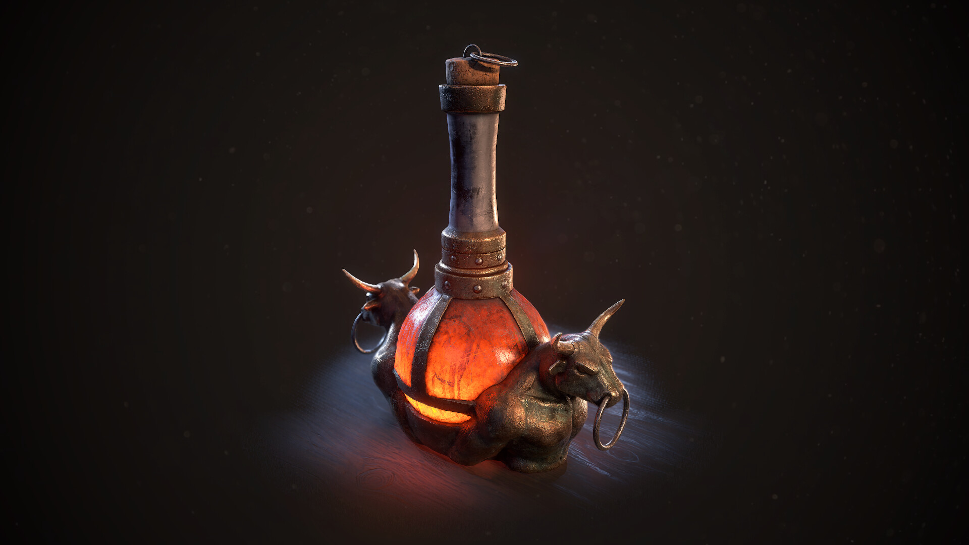 ArtStation - Minotaur Potion Bottle