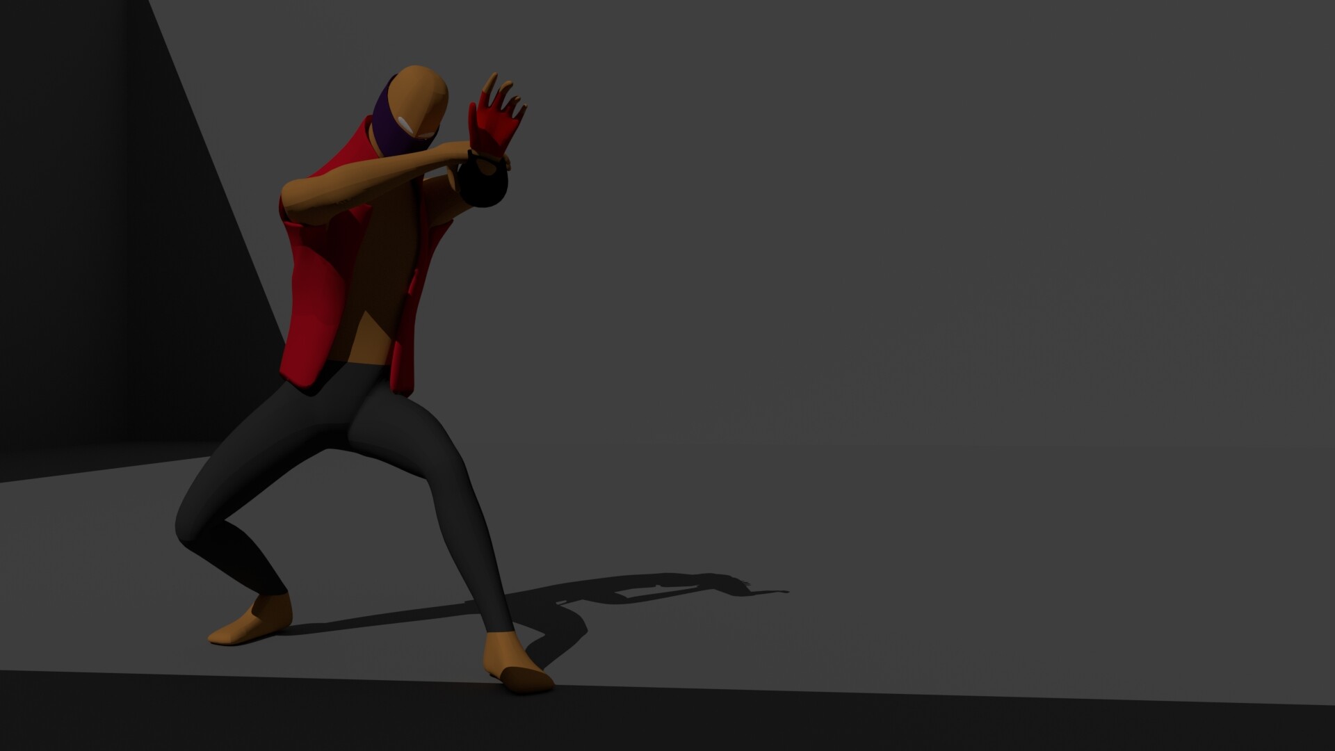 ArtStation - Gangster with fire ability