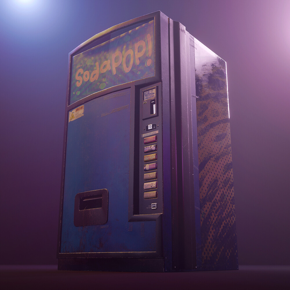 ArtStation - Soda Vending Machine