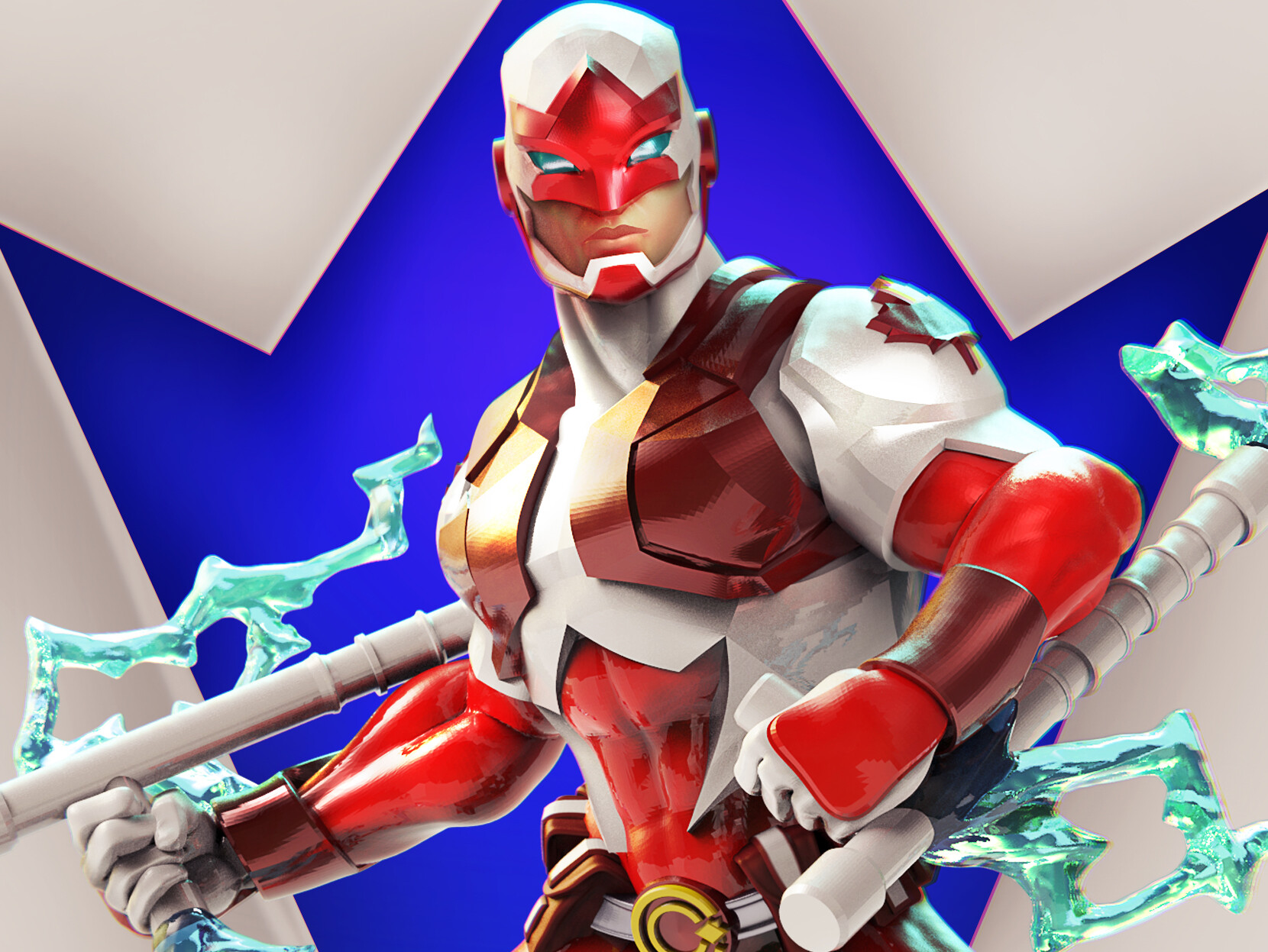 ArtStation - Captain Canuck Miniature
