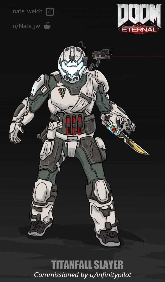 ArtStation - Titan Slayer (Doom / Titanfall skin)