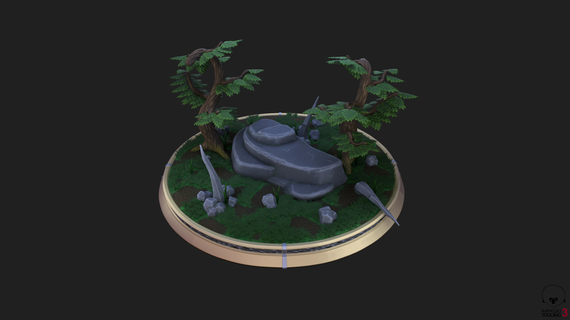 ArtStation - Stylized Environment Diorama