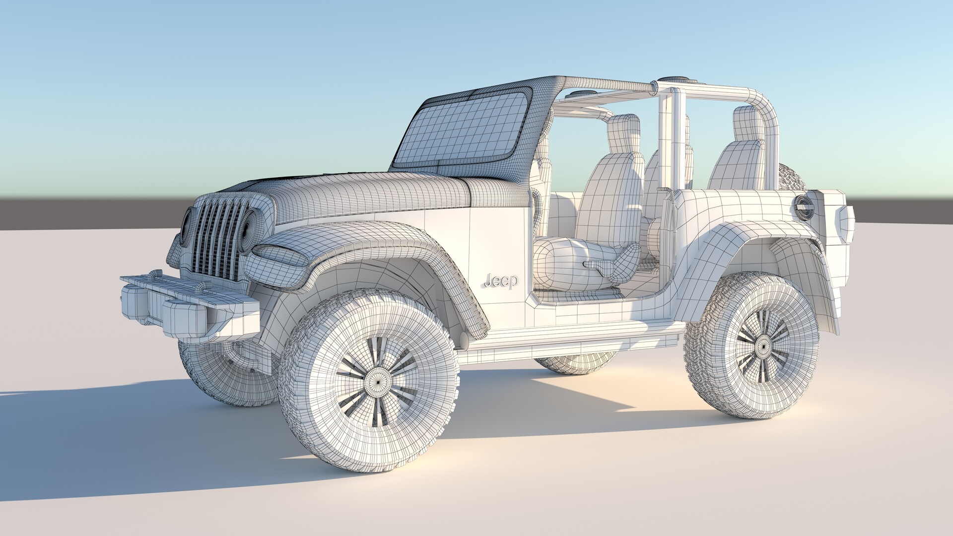 ArtStation - Jeep Wrangler