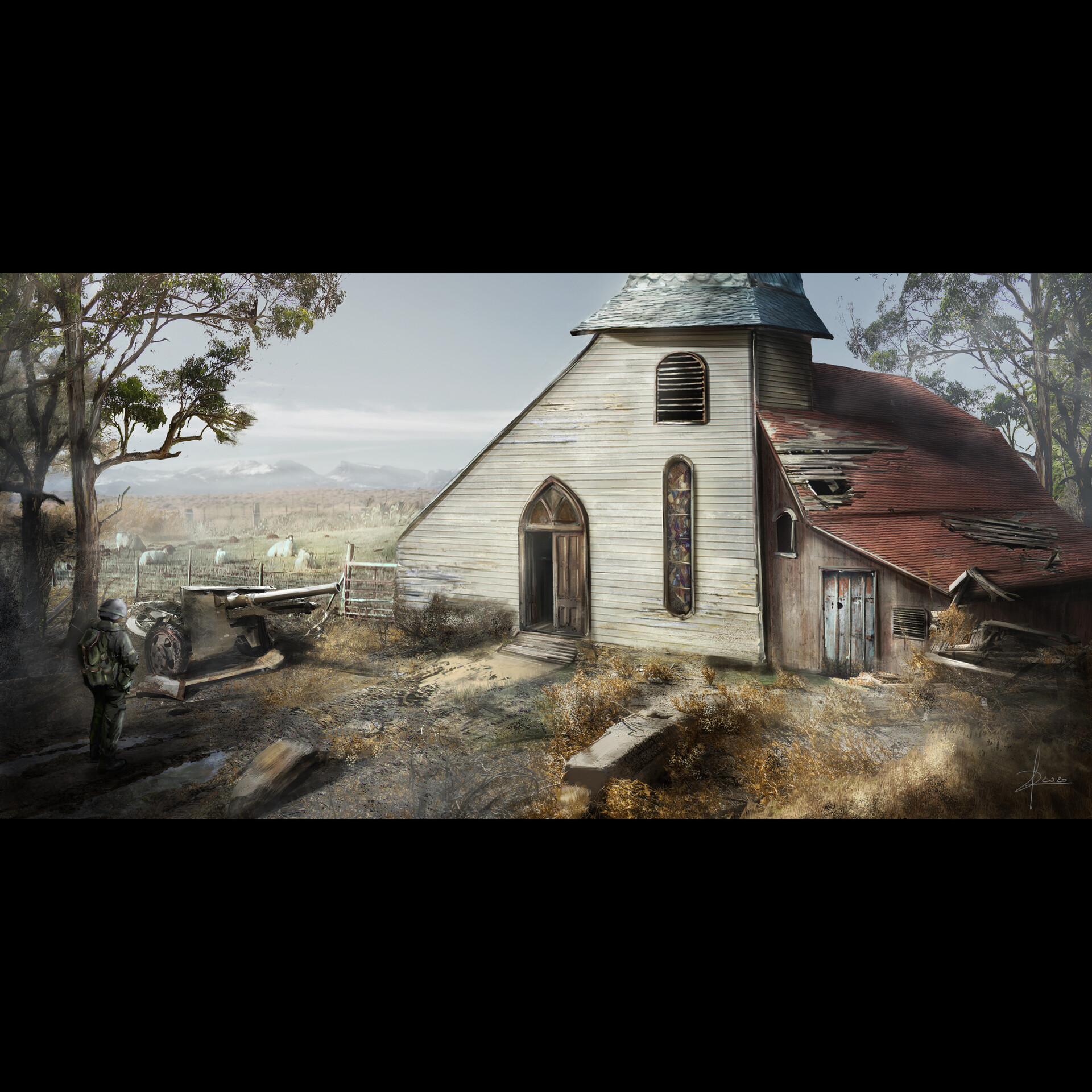 ArtStation - Abandoned Church