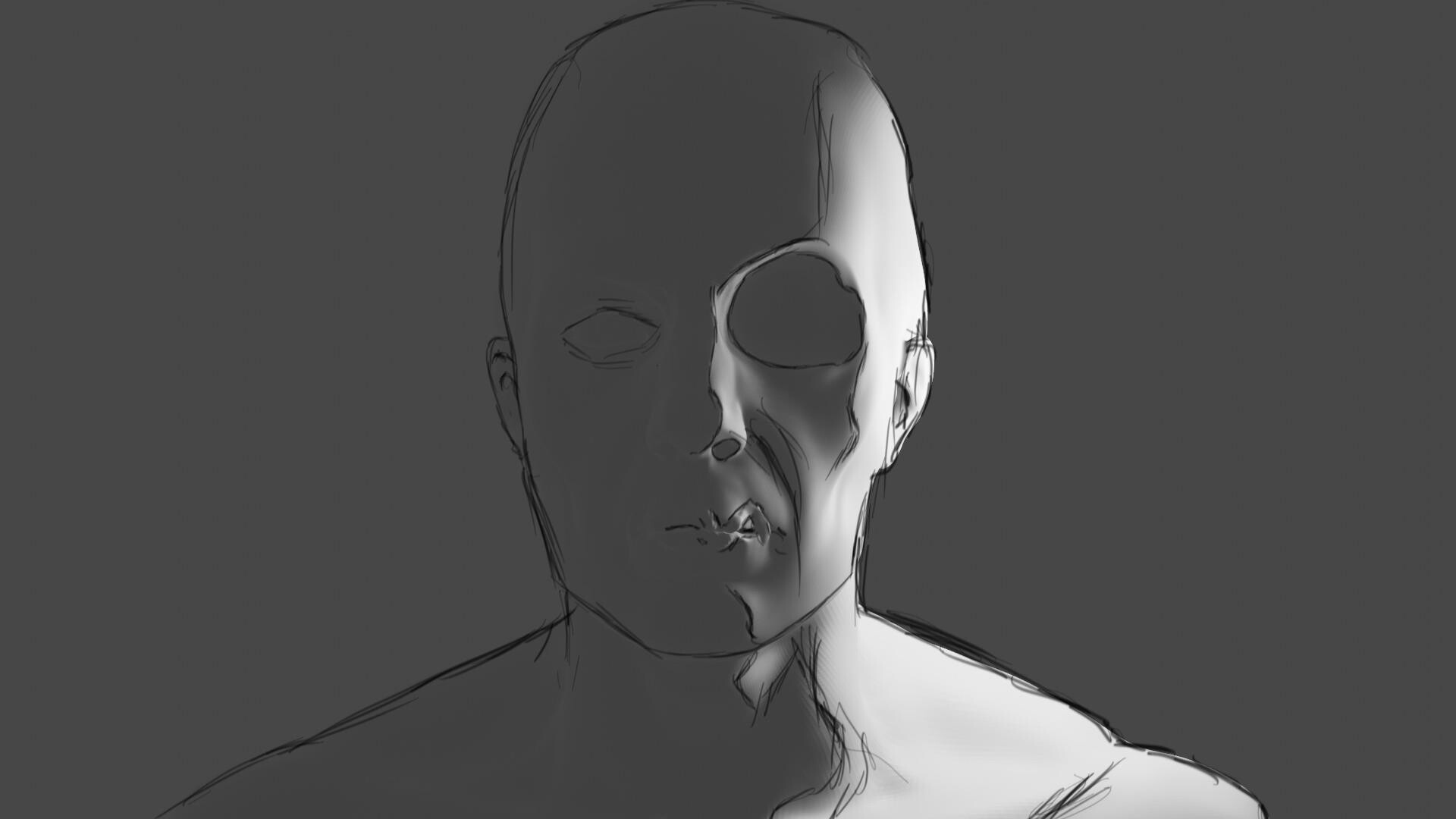 ArtStation - Male ghost