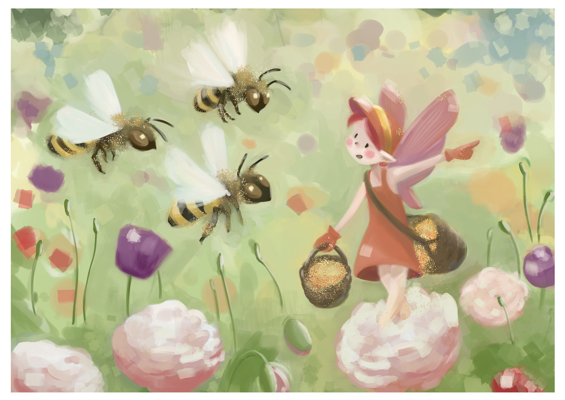 ArtStation - Pollen fairy