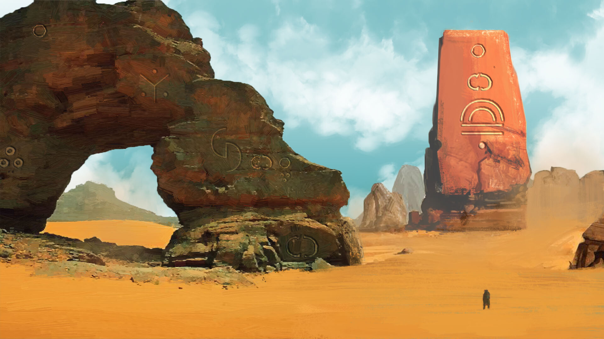 ArtStation - Alien Desert Concepts