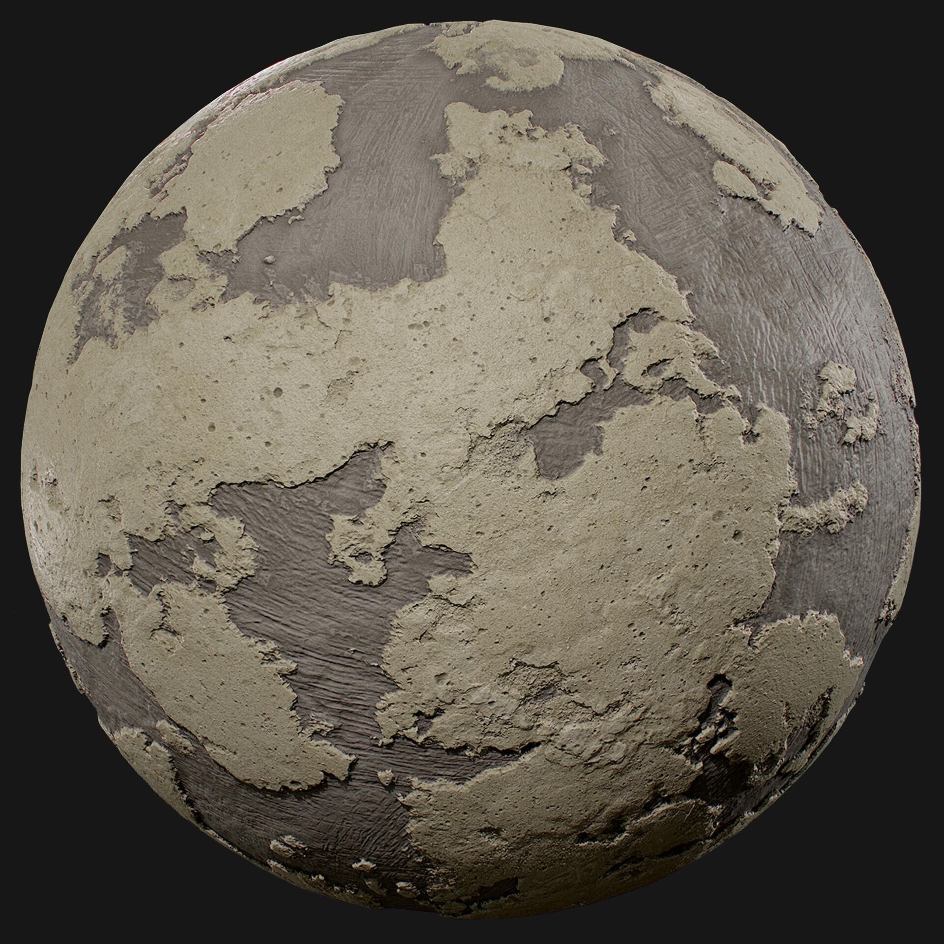 ArtStation - Plaster Wall Material - Substance Designer