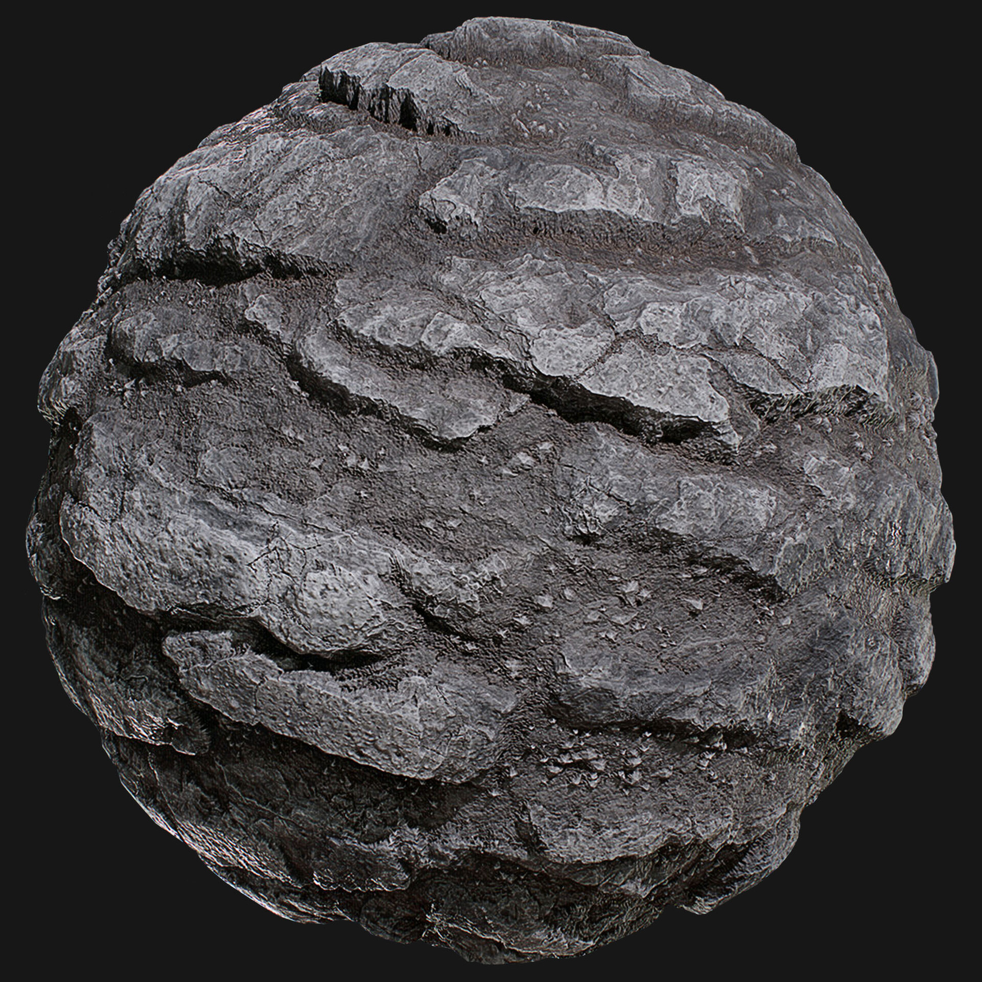 ArtStation - Rocky Wall Material - Substance Designer