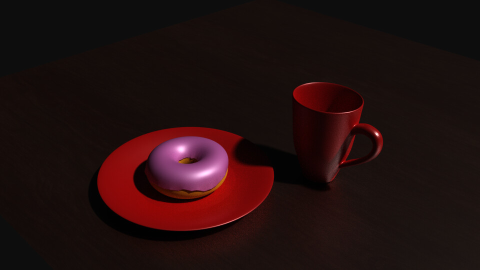 ArtStation - experiment with texturing the table from blender guru's ...
