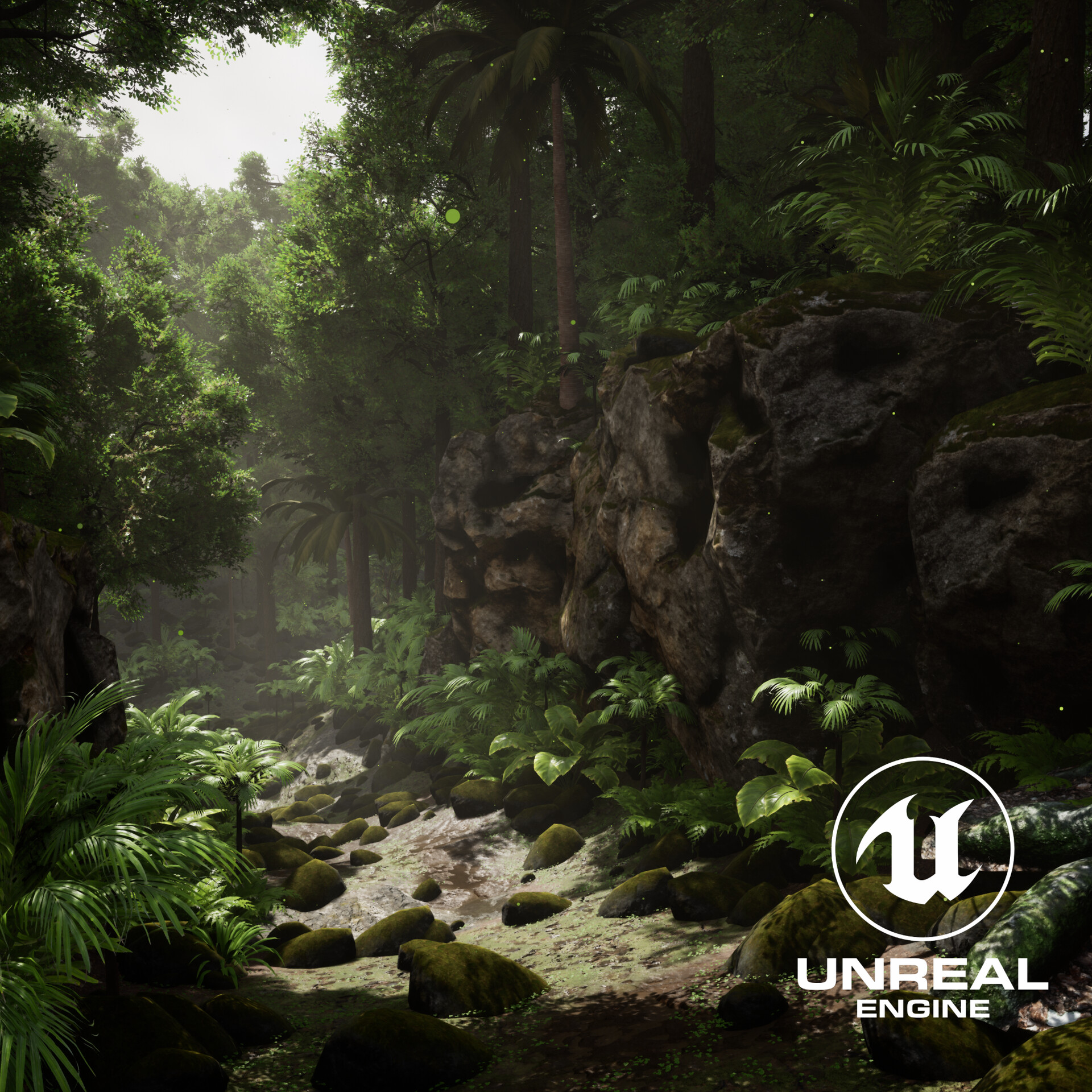 ArtStation - Rainforest Environment + Cave System (UE4)