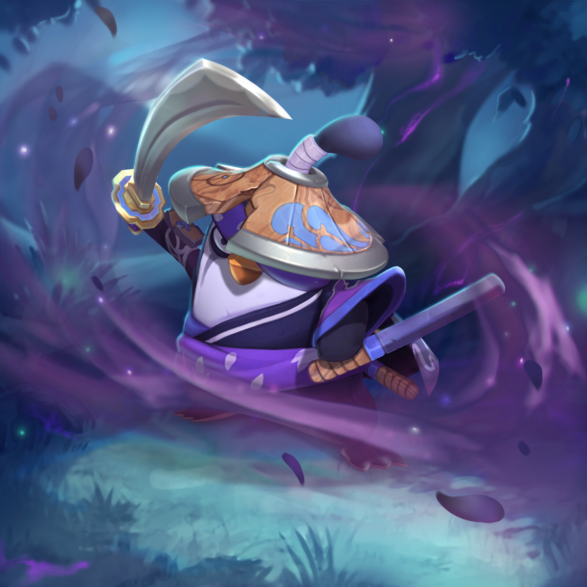 ArtStation - Spirit Blossom Yokai Featherknight